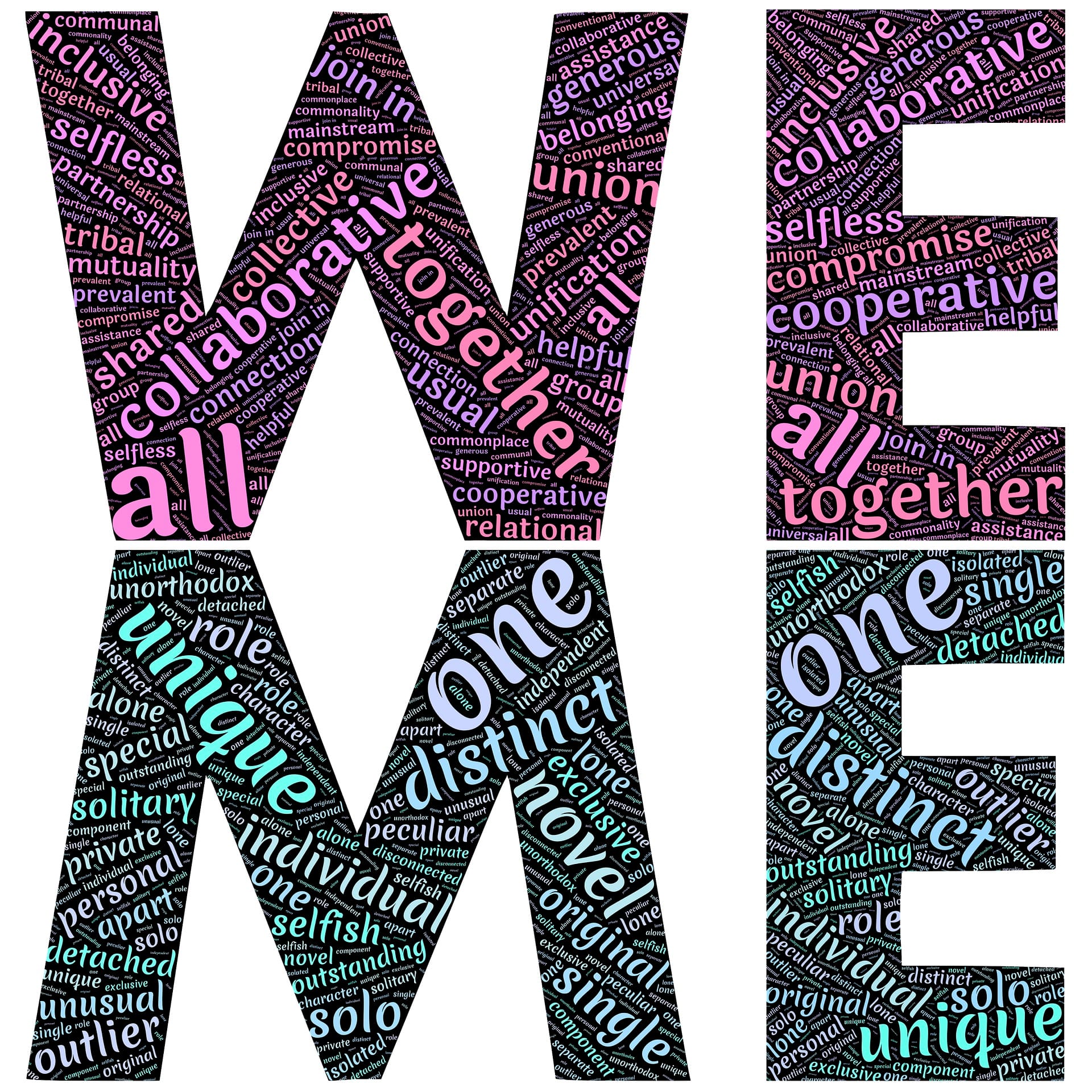 The most satisfying two letter word. - Silent Motivations